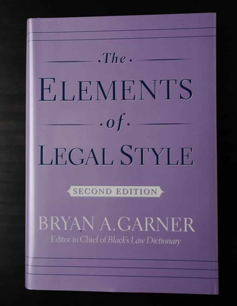 The Elements of Legal Style, 2d edition, 2002 — LawProse